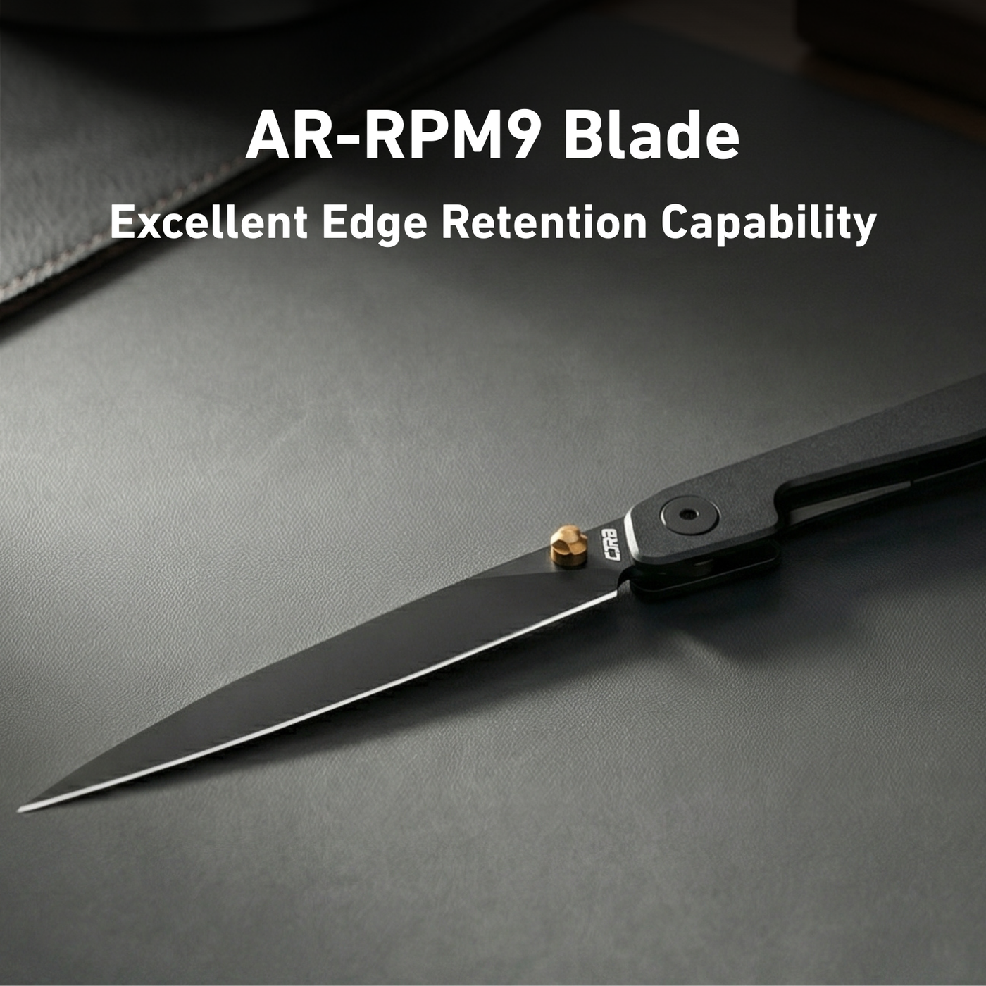 CJRB Lanky Thumb Stud & Liner Lock Knife Black Aluminum Handle (3.58 ...