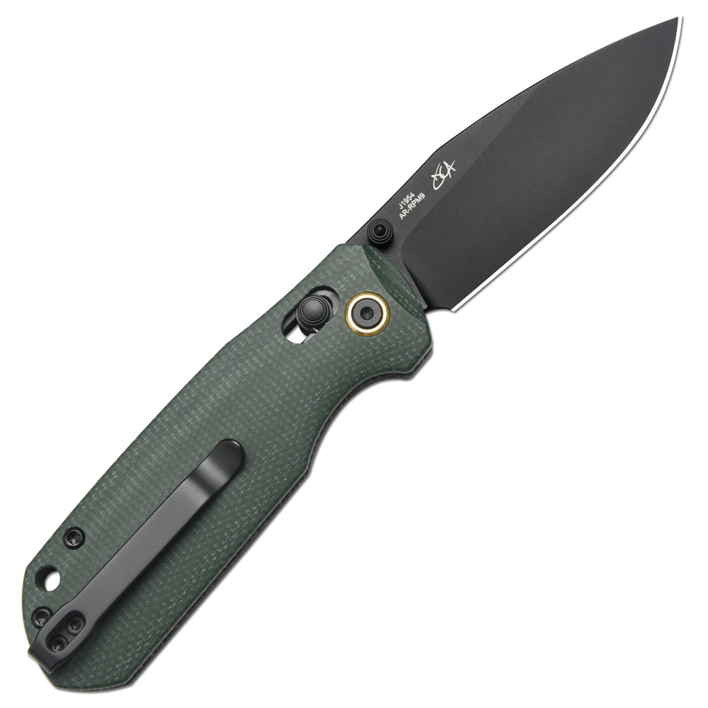 CJRB Maximal J1954 AR-RPM9 Blade Micarta Handle Folding Knives- Black ...