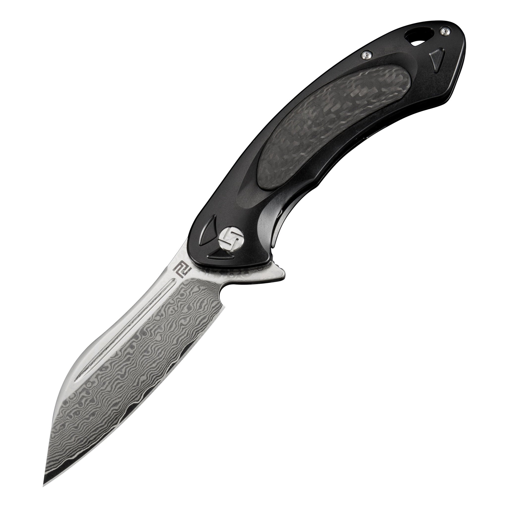Artisan Cutlery Eterno: Damascus Blade, Titanium Handle | Free Shipping