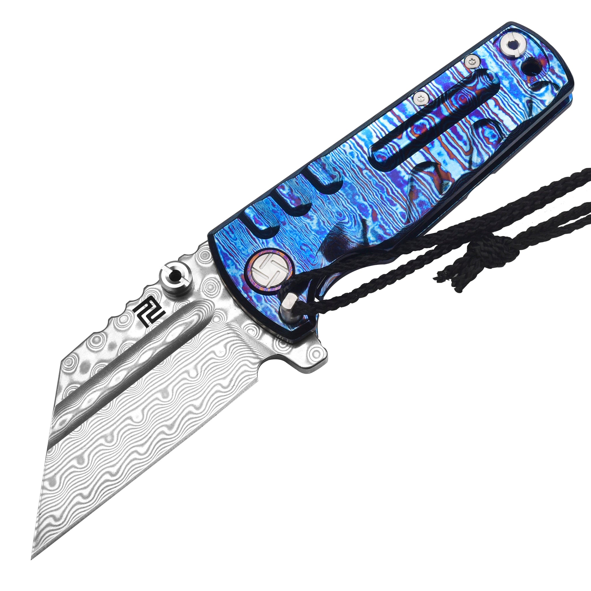 Artisan Cutlery Proponent ATZ-1820GSD Damascus Folding Knives | Free ...