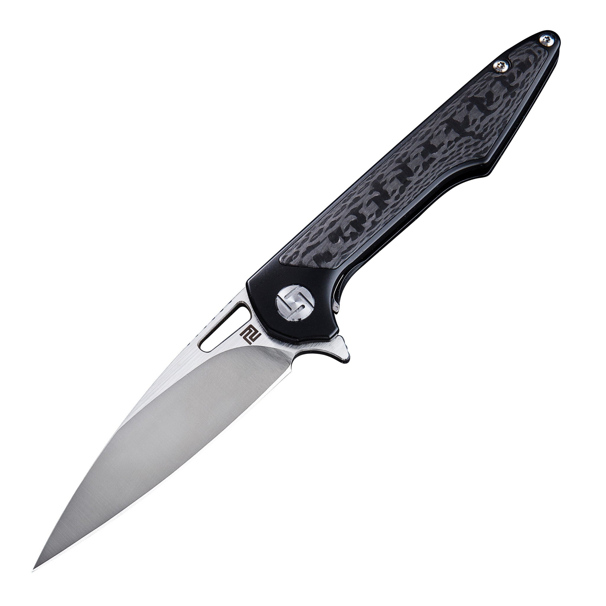 Artisan Cutlery Archaeo ATZ-1821GS: M390 Blade, Titanium Handle | Free ...