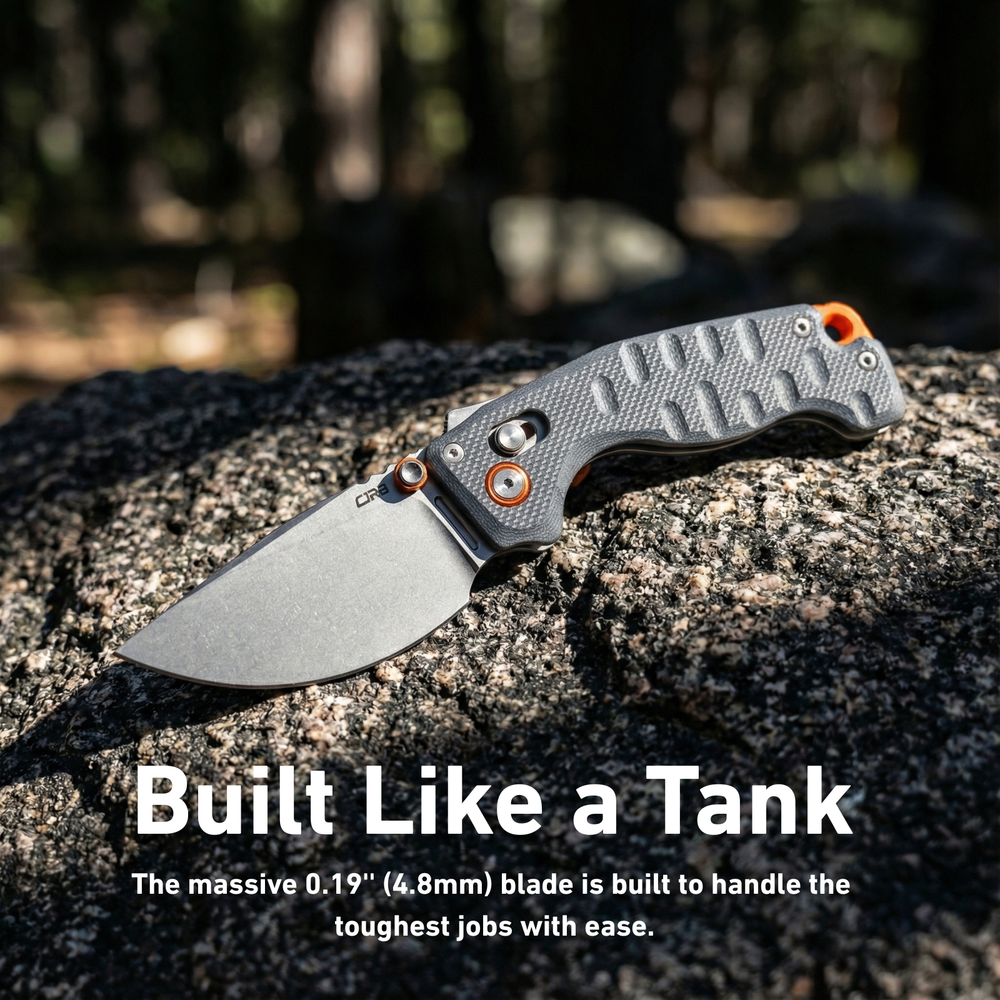 CRB Doubletap J1970 D2 Steel Blade G10 Handle Folding Knives | Free ...