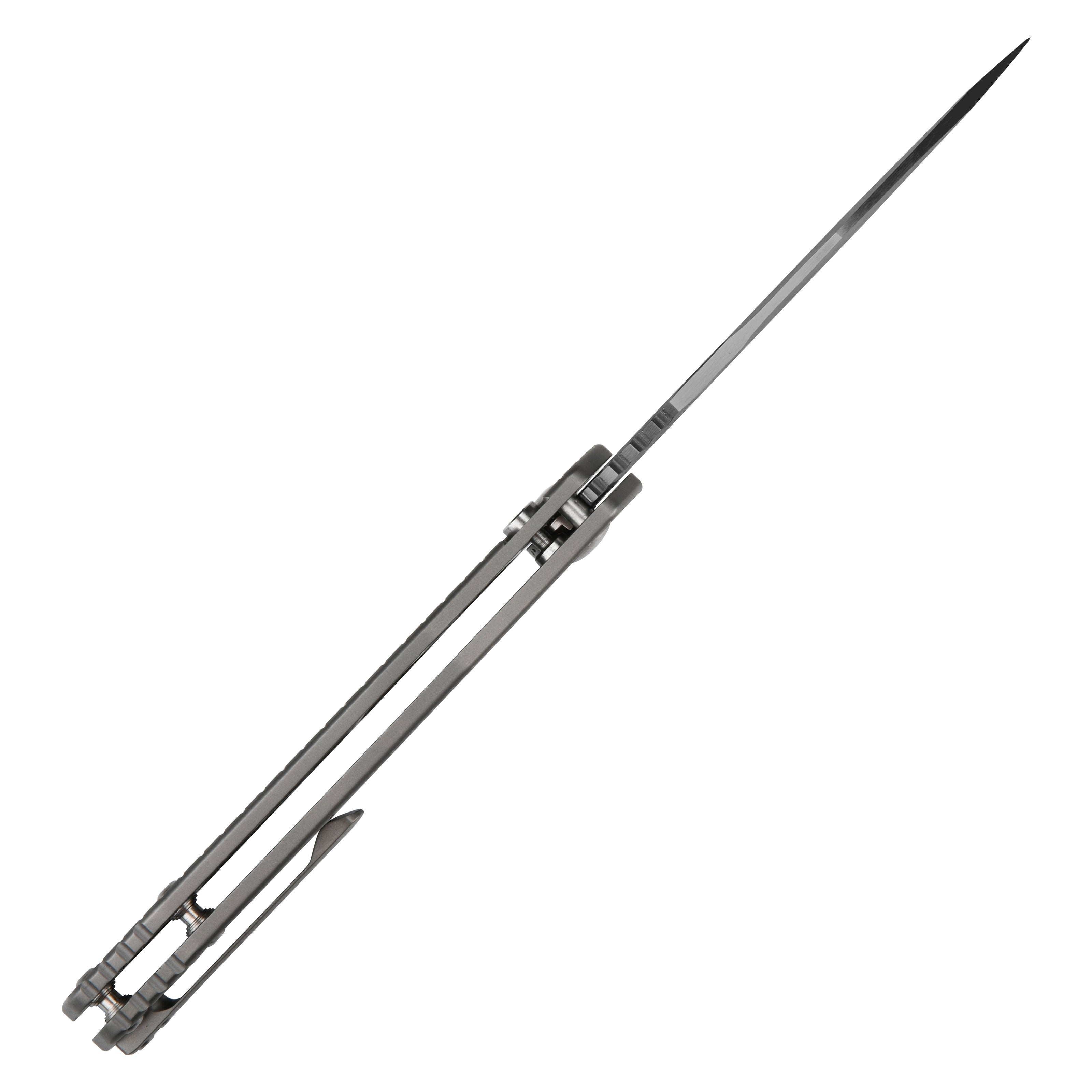 CJRB Frack J1931 CPM S90V Sand Blast Blade Titanium(Frag pattern ...