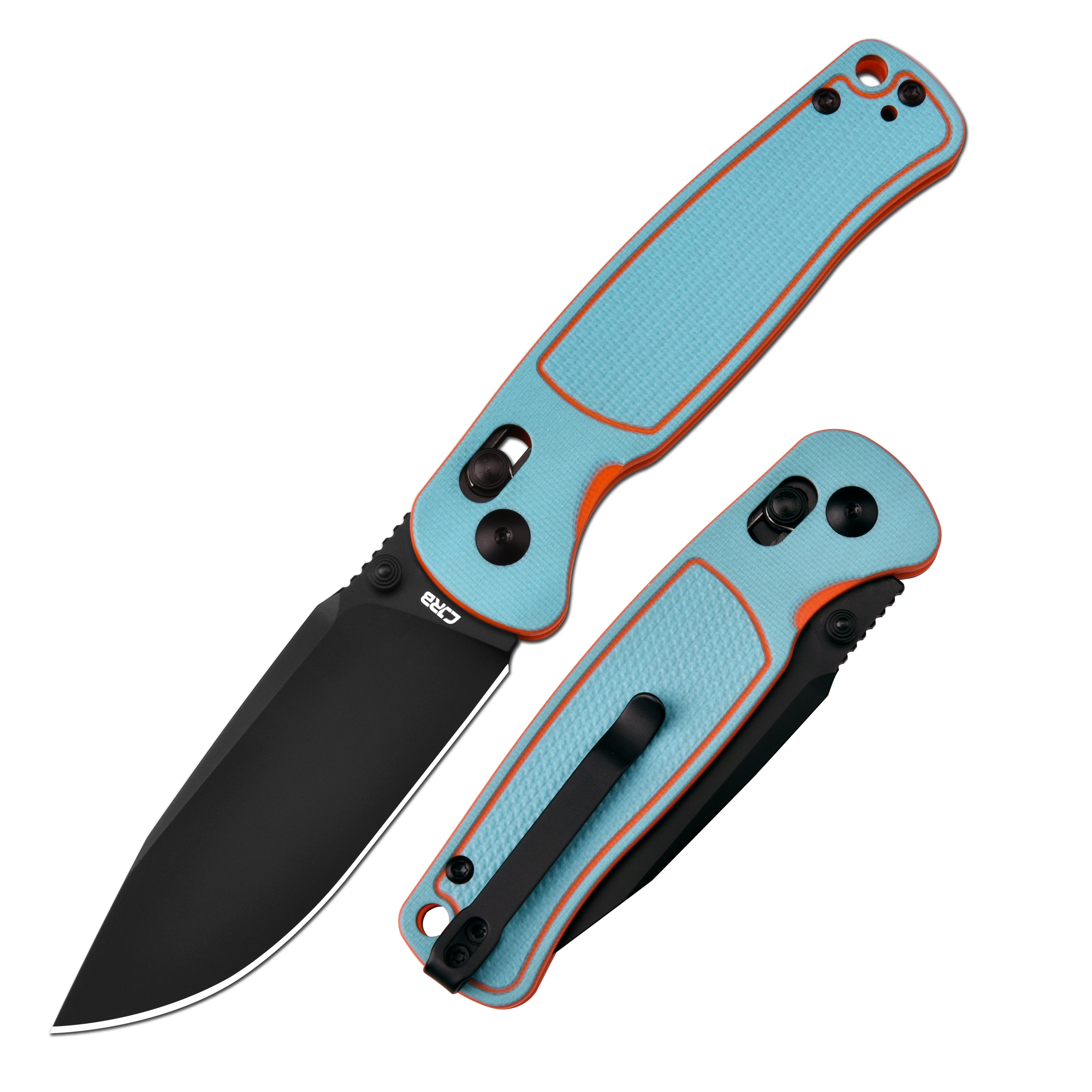 CJRB Shale J1943 AR-RPM9 Steel Blade G10 Handle Folding Knives - Black ...