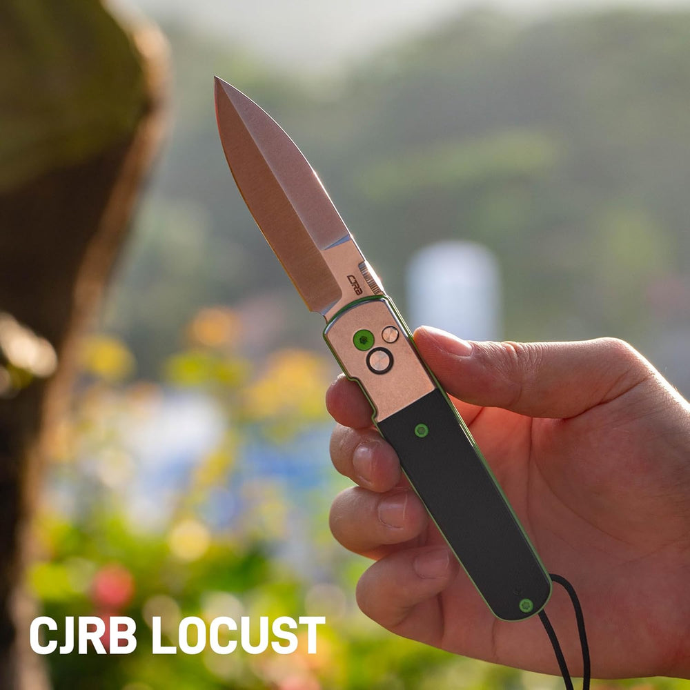 CJRB Locust J1951 AR-RPM9 Blade Steel G10 Handle Folding Knives, J1951 ...