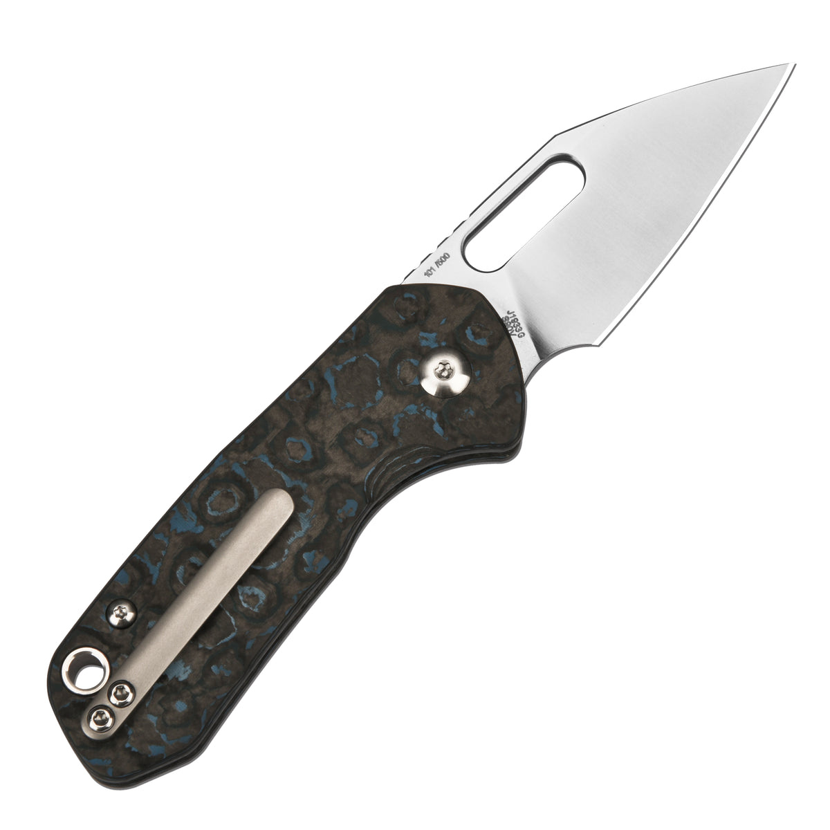 CJRB Mini Pyrite J1933 S90V Blade Fat Carbon Handle Folding Knives ...