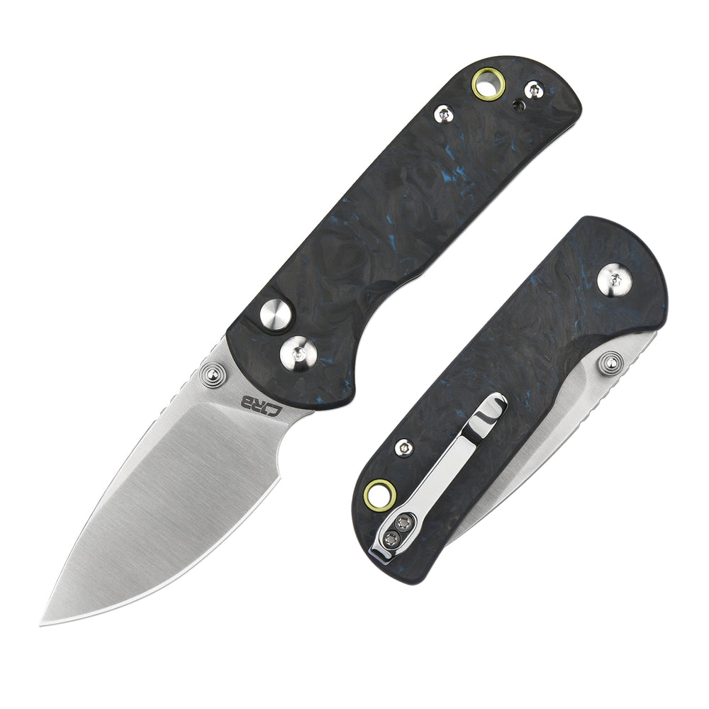 CJRB Mica J1934 AR-RPM9 Steel Blade Forged Carbon Handle Folding Knives ...