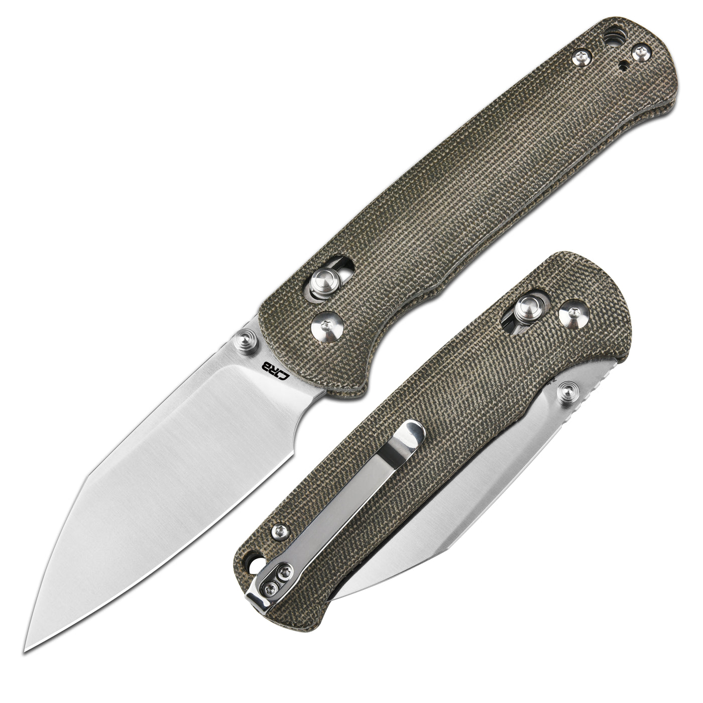CJRB Hectare-Alt J1935A AR-SFII Steel Blade Micarta Handle Folding ...