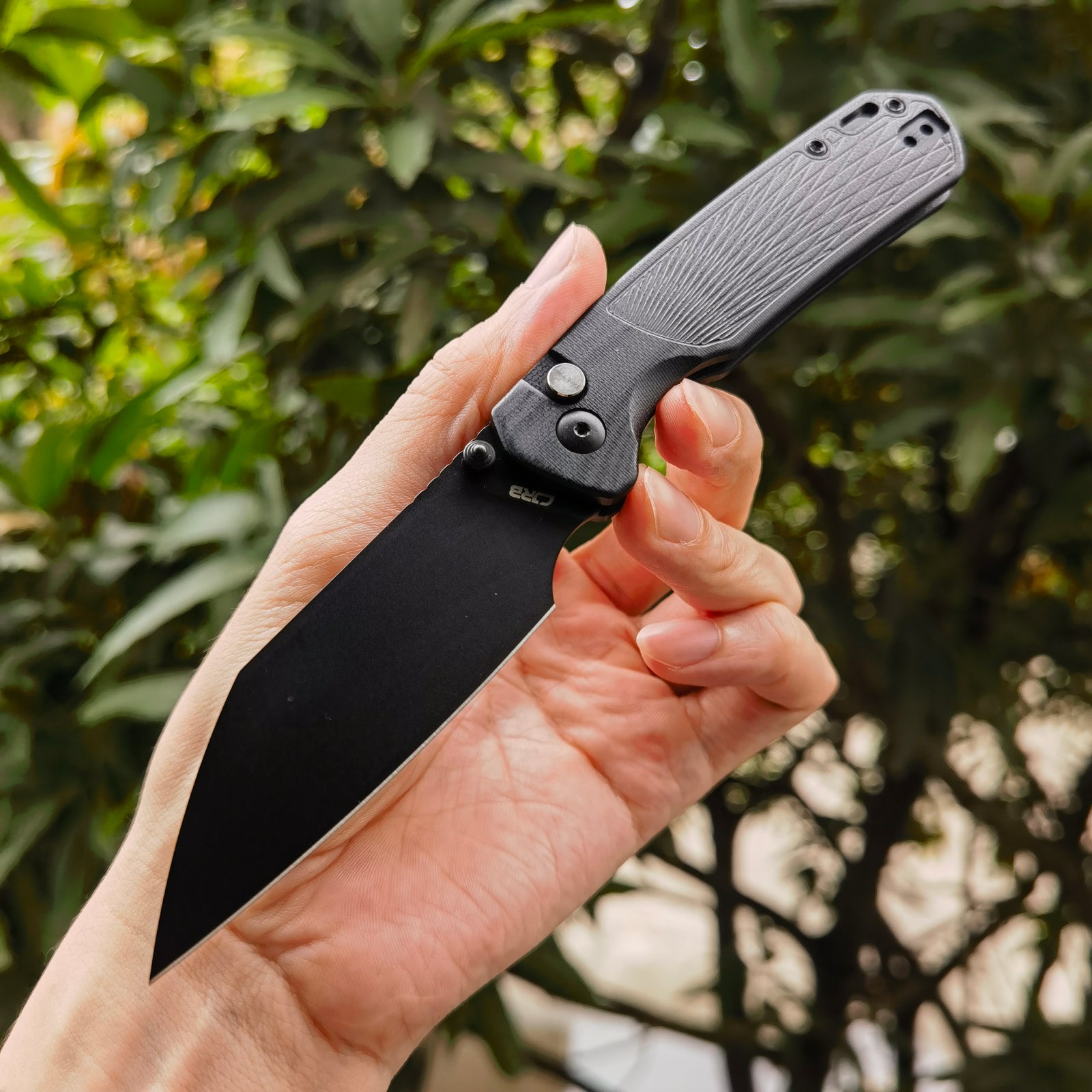 CJRB Pyrite-Light Prototype J1945 AR-RPM9 Steel Blade G10 Handle Foldi ...