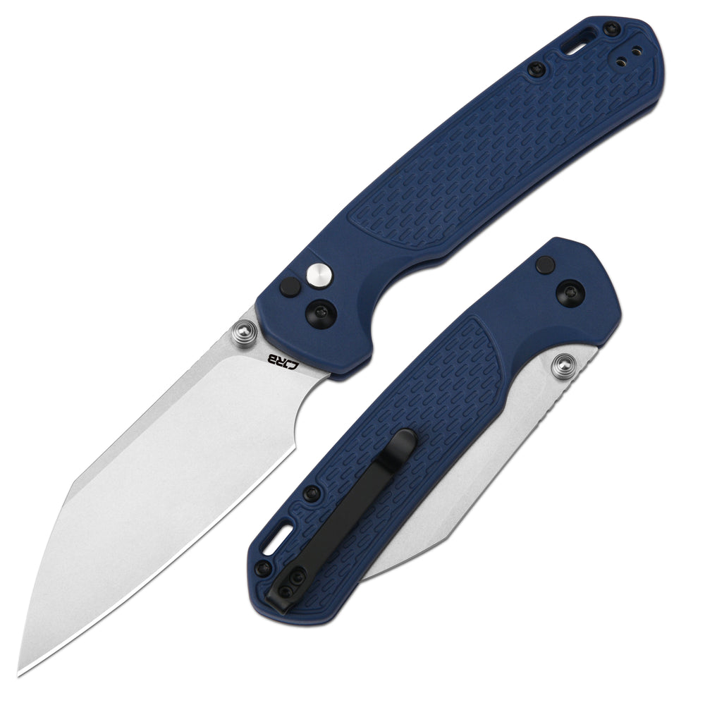 CJRB Large Pyrite-Light J1945L AR-RPM9 Steel Blade FRN Handle Folding ...
