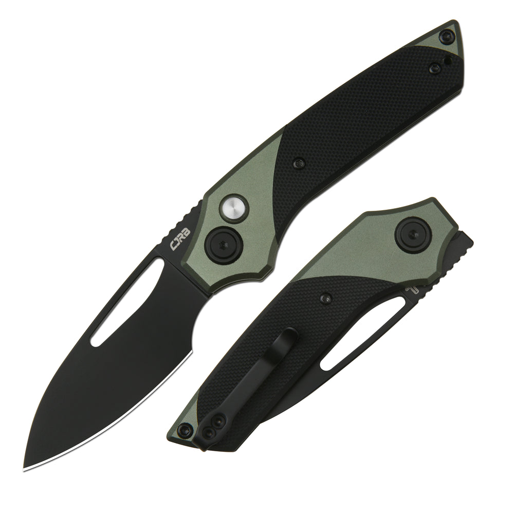 CJRB Version J1949 AR-RPM9 Blade Aluminum and G10 Handle Folding Knives ...