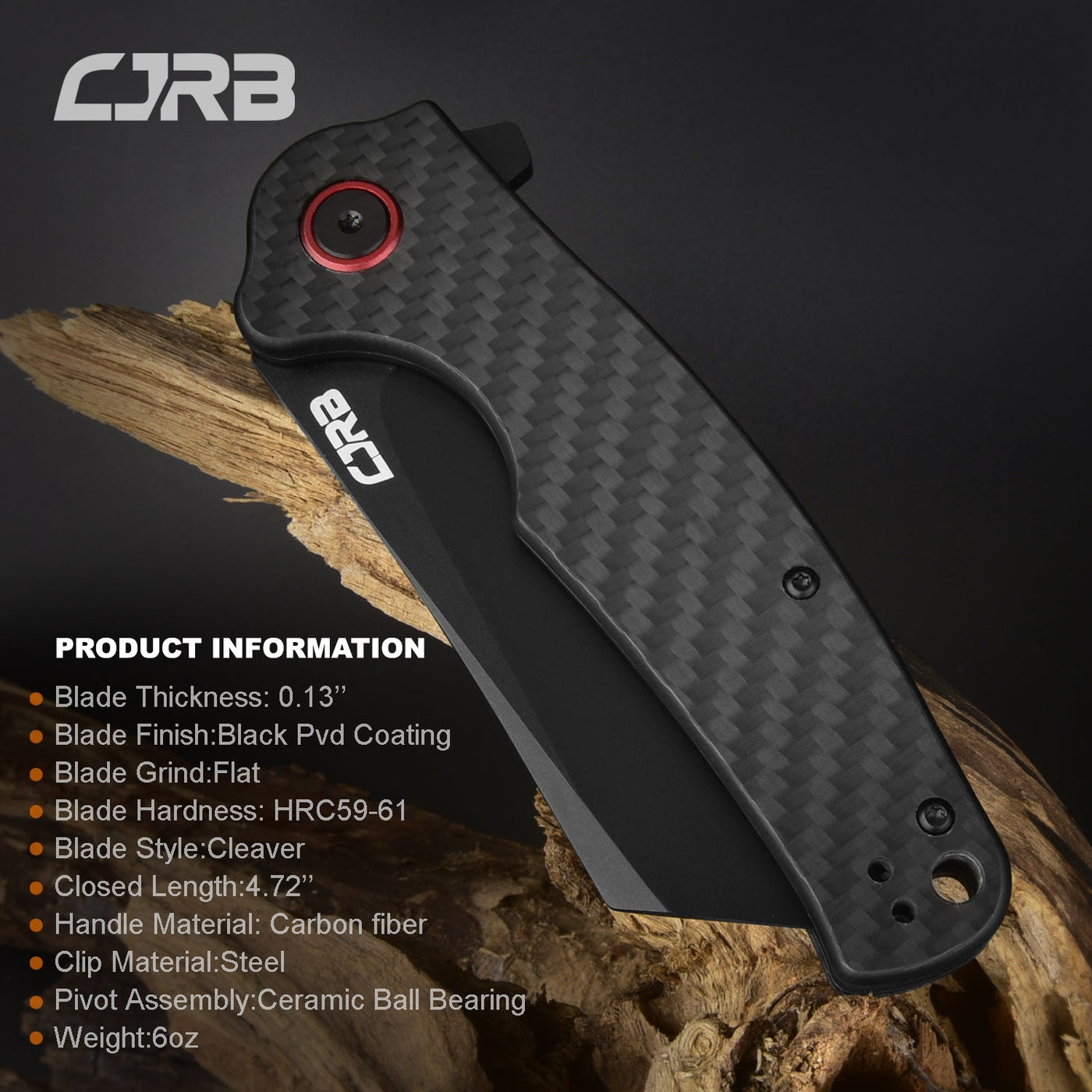 CJRB CRAG J1904 Folding Knife | Free Shipping