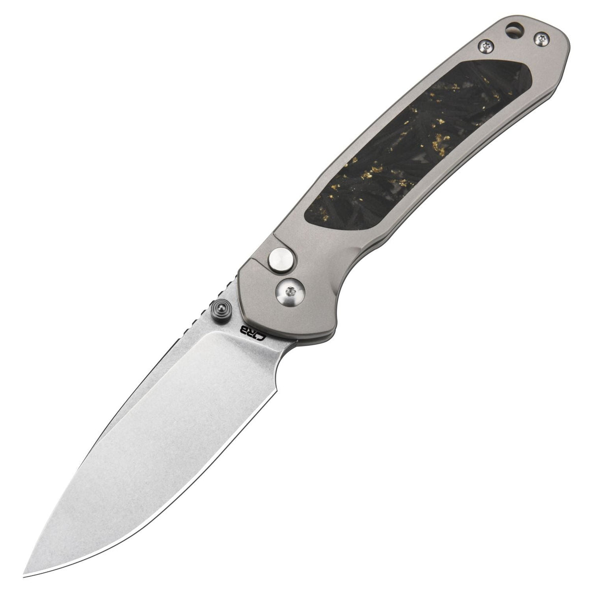 CJRB Pyrite J1925T-GCF CPM S90v Blade Titanium Handle Folding Knives(Limited Edition) | Free ...