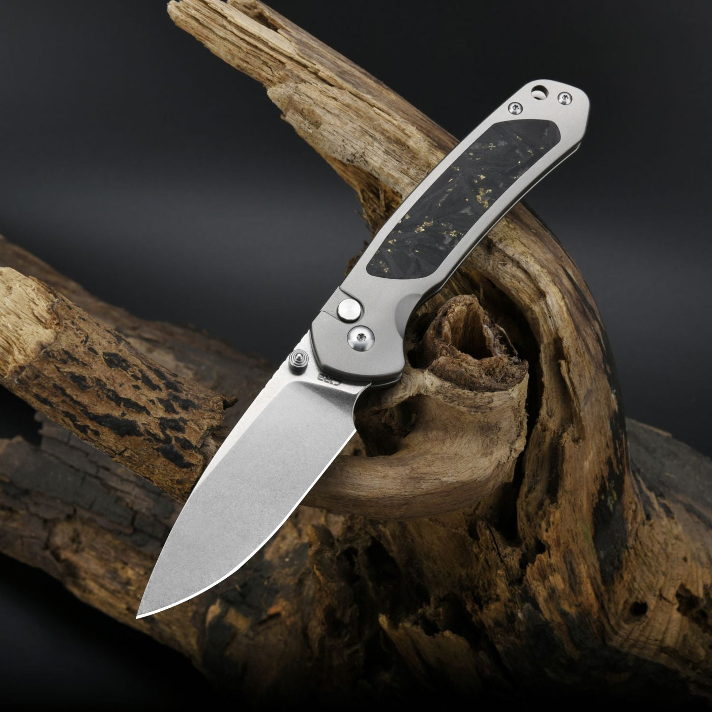 CJRB Pyrite J1925T-GCF CPM S90v Blade Titanium Handle Folding Knives(Limited Edition) | Free ...